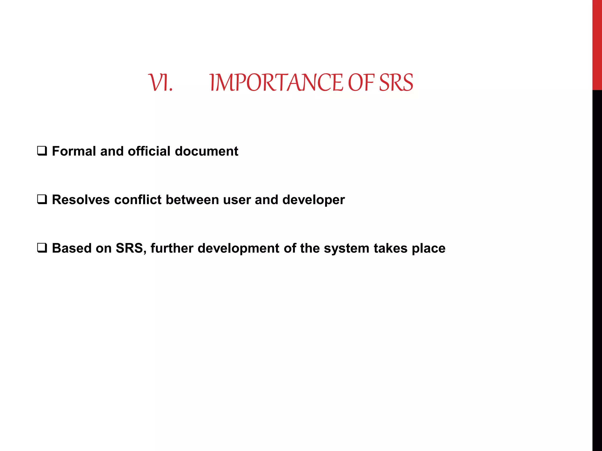 Software requirement specification | PPTX | Technology & Computing