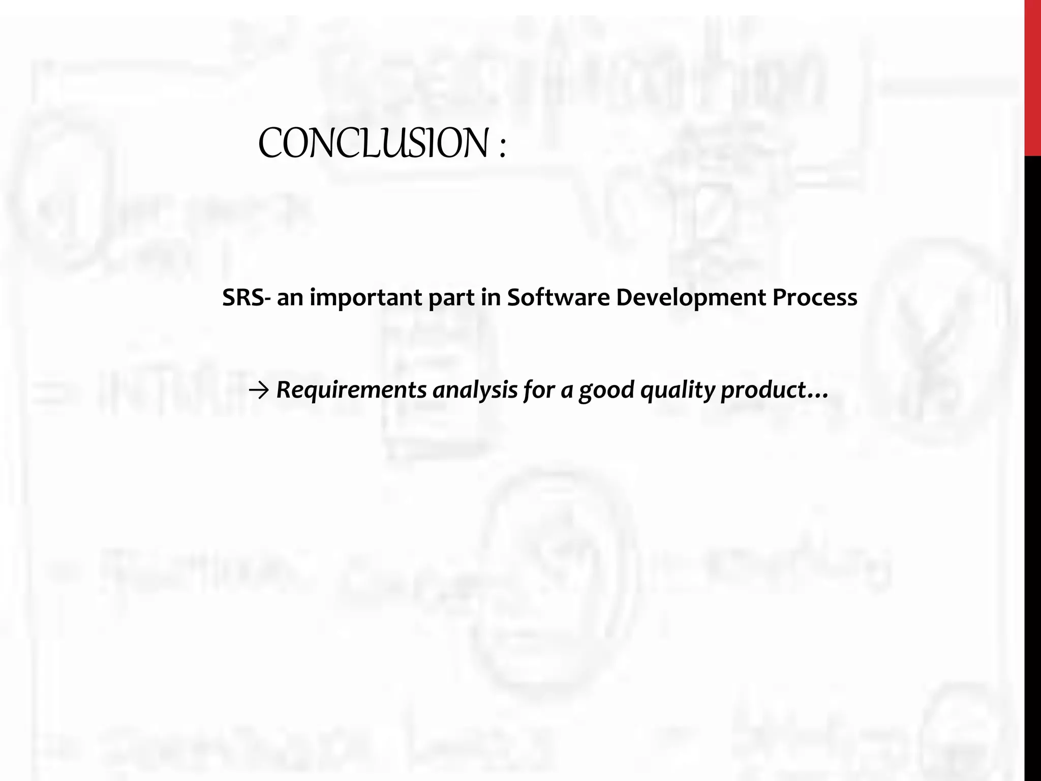 Software requirement specification | PPTX | Technology & Computing