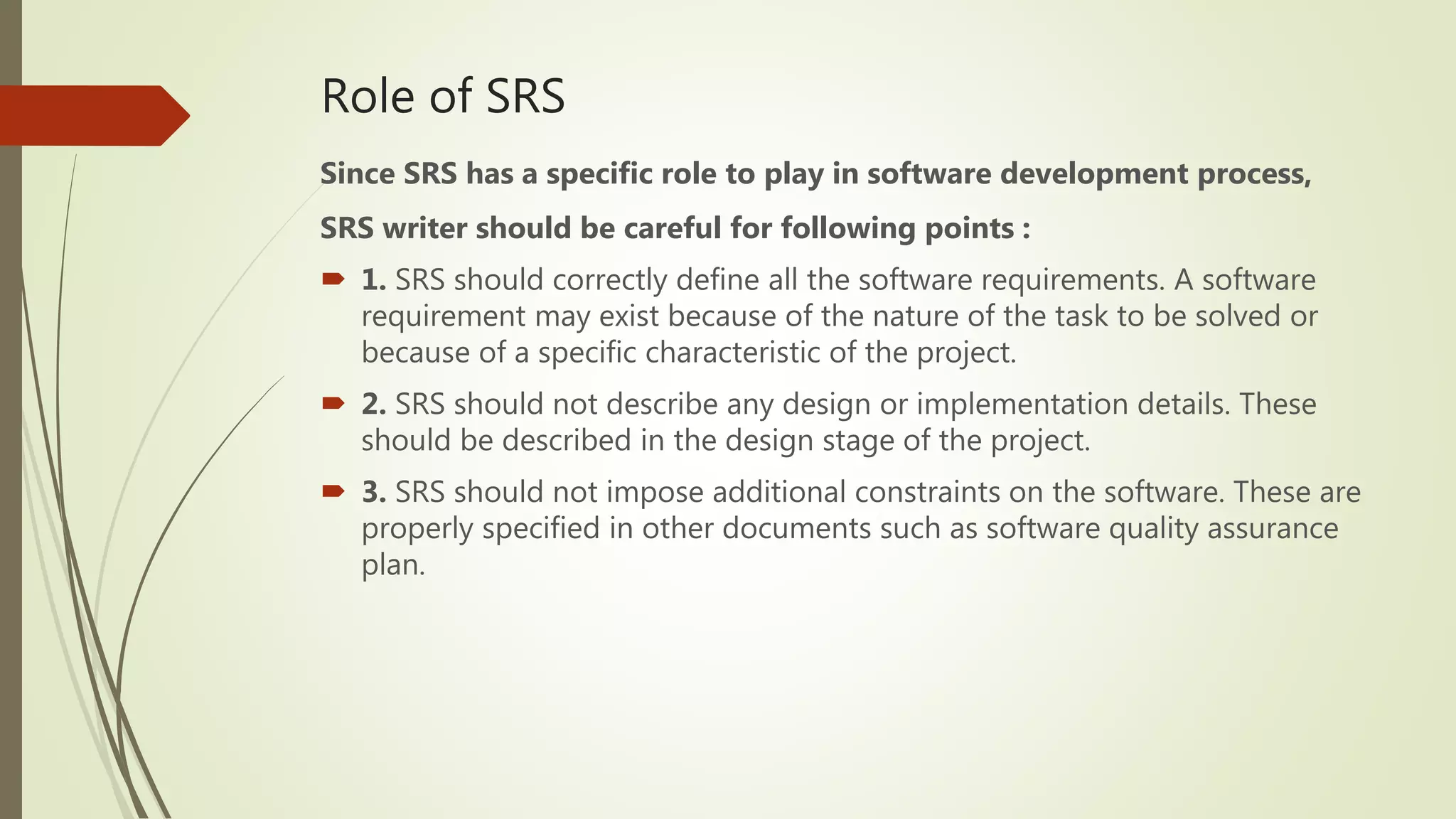Software requirement specification | PPTX