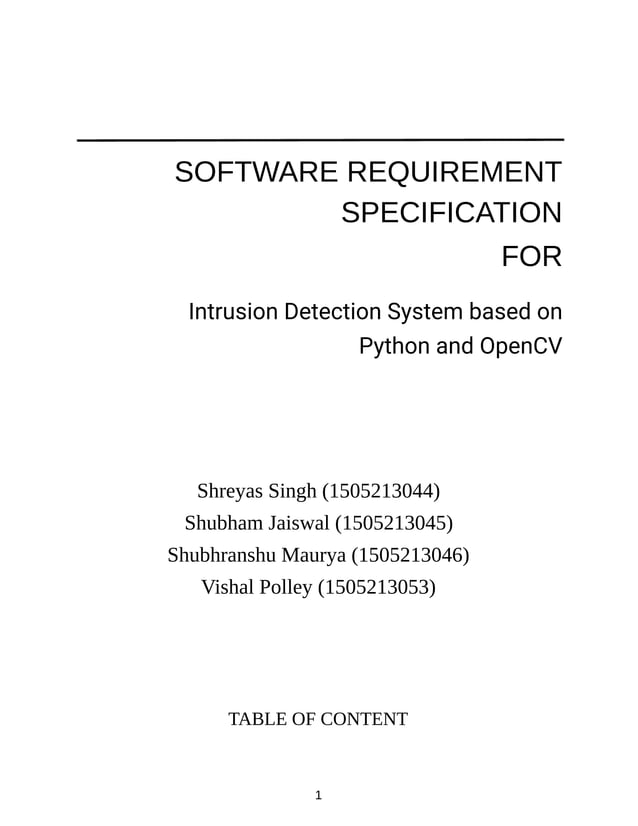 Project Report on Intrusion Detection System | PDF | Operating Systems | Computer Software and ...