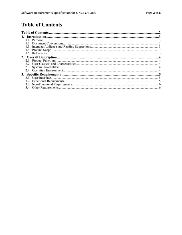 Software Requirement Specification | PDF