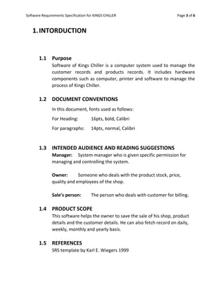 Software Requirement Specification | PDF