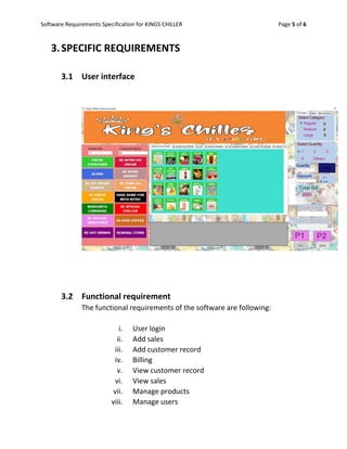 Software Requirement Specification | PDF | Operating Systems | Computer Software and Applications