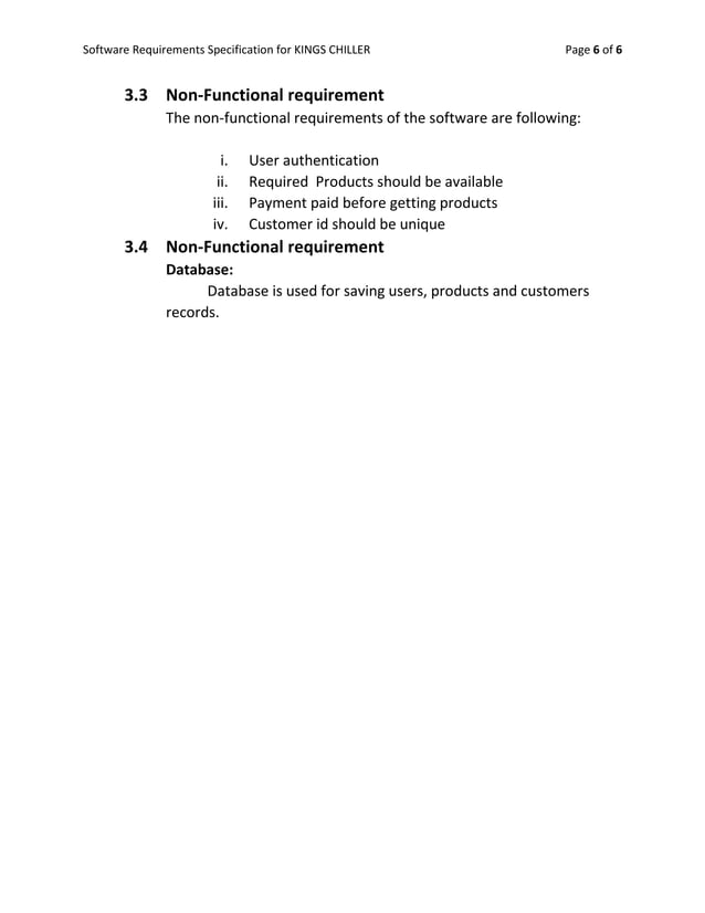 Software Requirement Specification | PDF