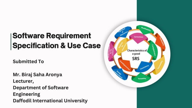 Software Requirement Specification & Use Case.pptx | Technology & Computing