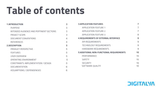 Software Requirements Specification Template | PDF