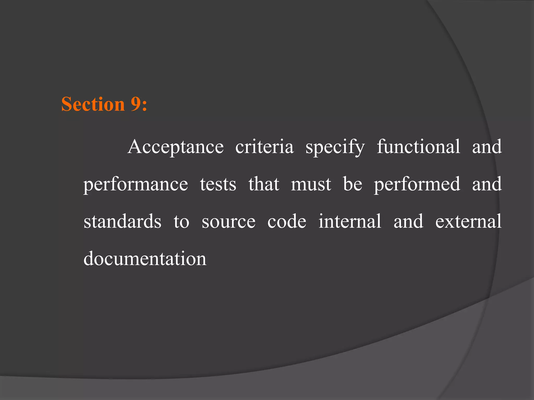 Software requirements specification | PPTX