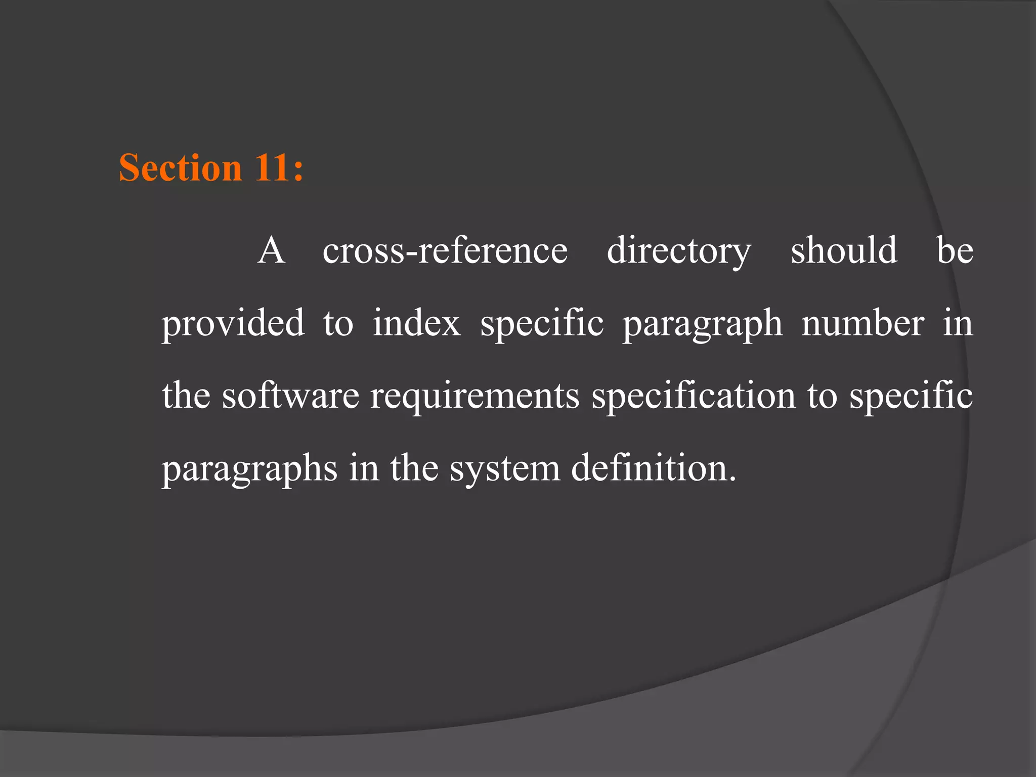 Software requirements specification | PPTX
