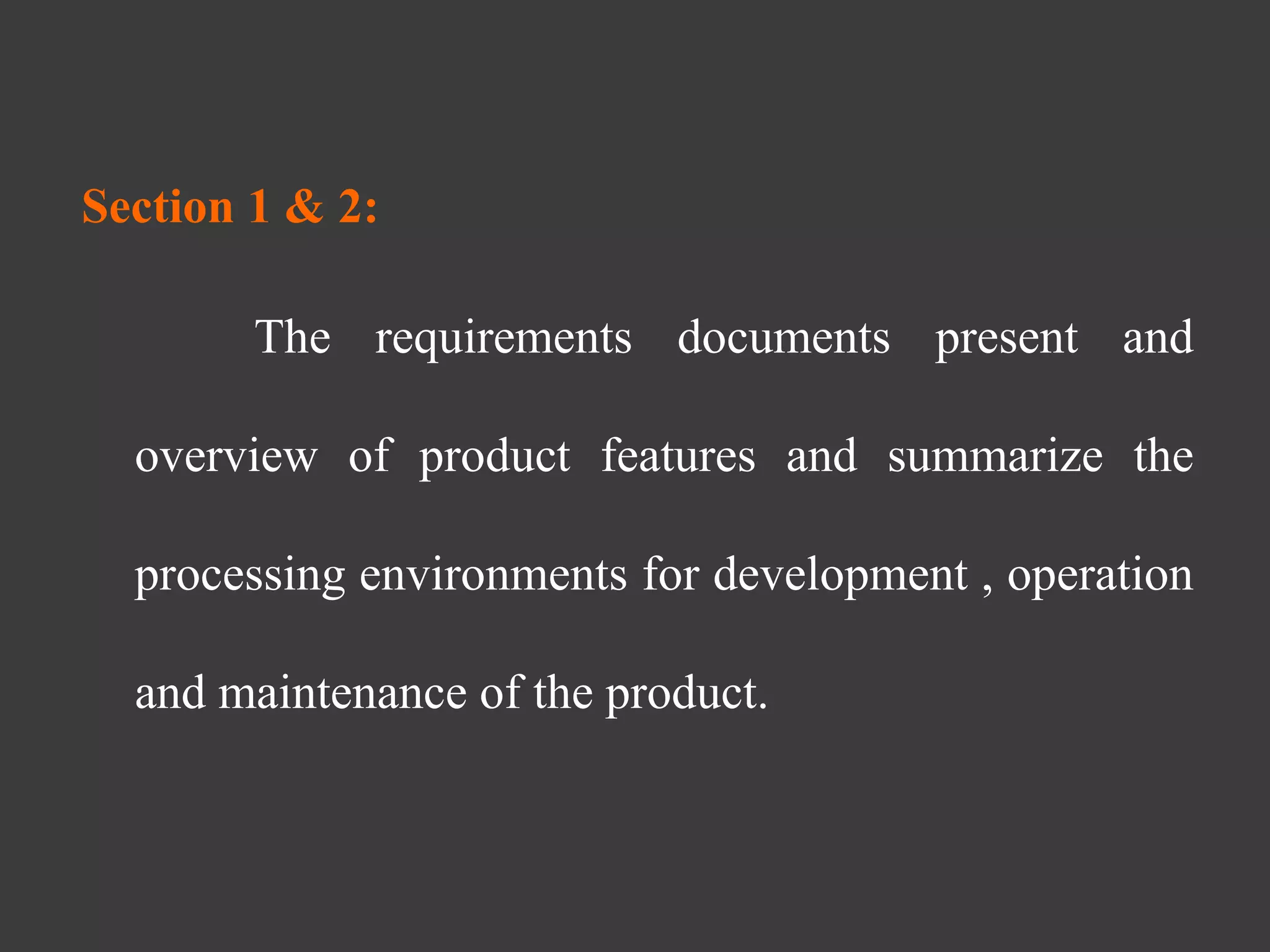 Software requirements specification | PPTX