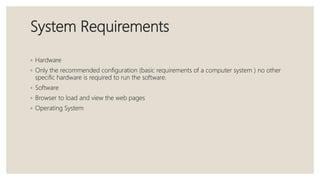 Software requirements specification | PPT
