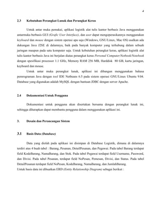 Software requirementsspecification aplikasi logistik alat tulis kantor | PDF