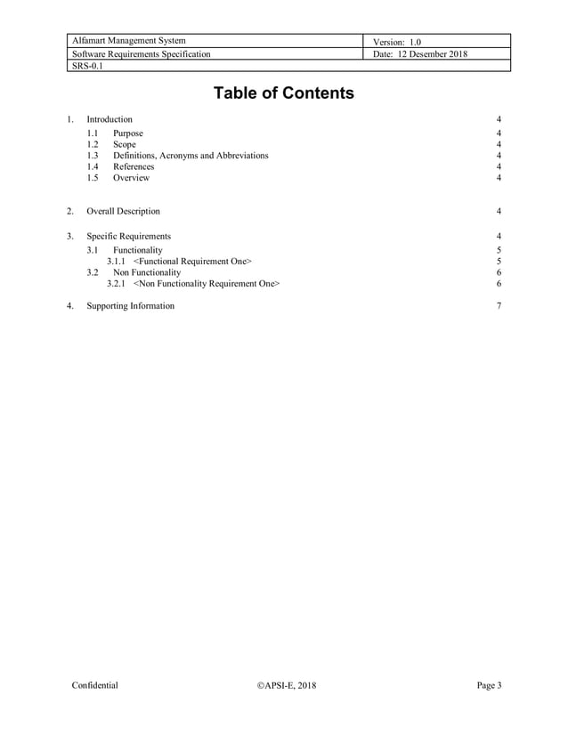 Software Requirements Specification | PDF