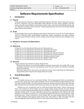 Software Requirements Specification | PDF