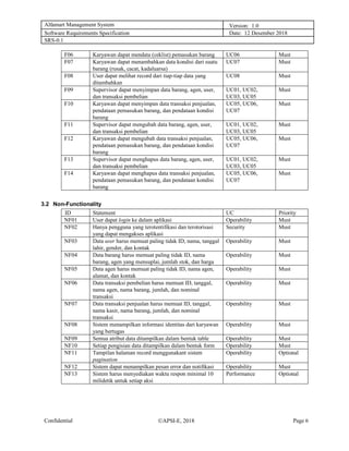 Software Requirements Specification | PDF