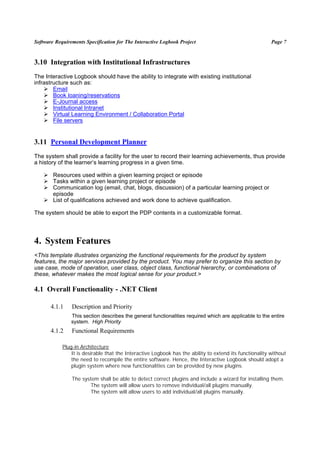 Software requirements specifications wp2 | PDF