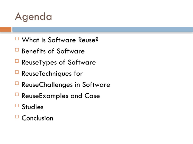 software reuses use for mod in college .pptx