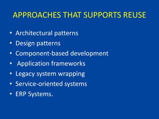 Software reuse ppt. | PPTX