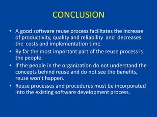 Software reuse ppt. | PPTX