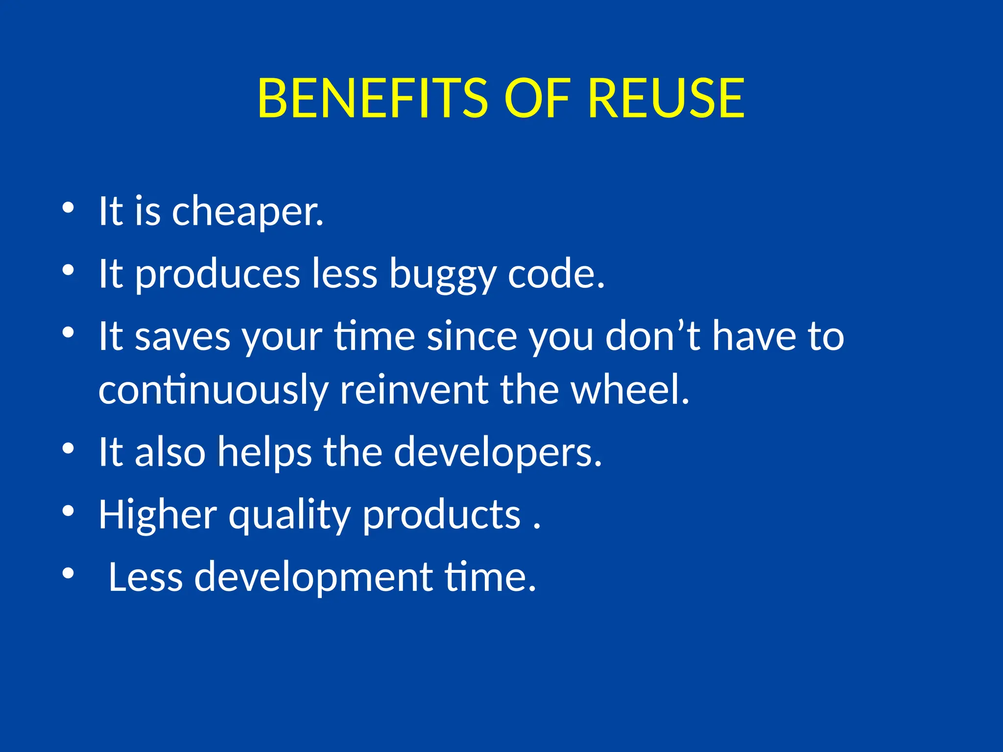 software reuse [PPT] 2.ppt seminar for btech | PPT