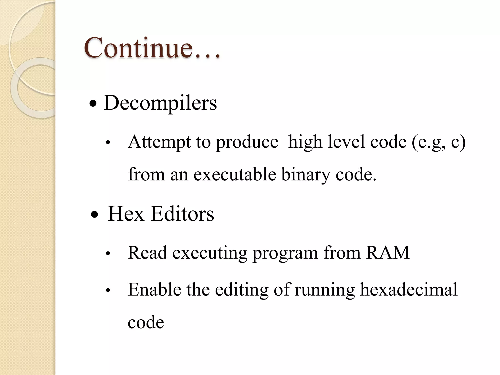 Software reverse engineering | PPTX
