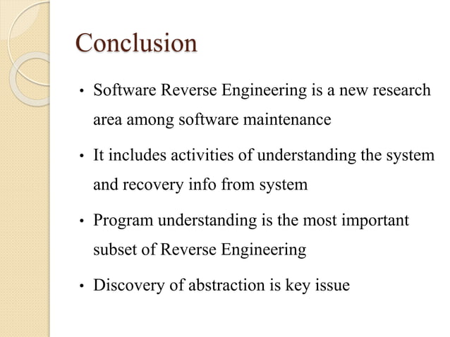 Software reverse engineering | PPTX