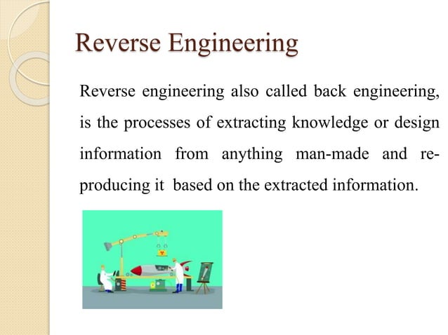 Software reverse engineering | PPTX