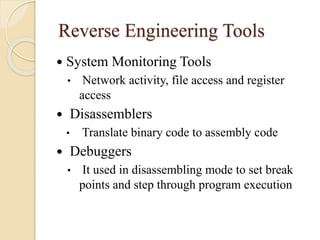 Software reverse engineering | PPTX