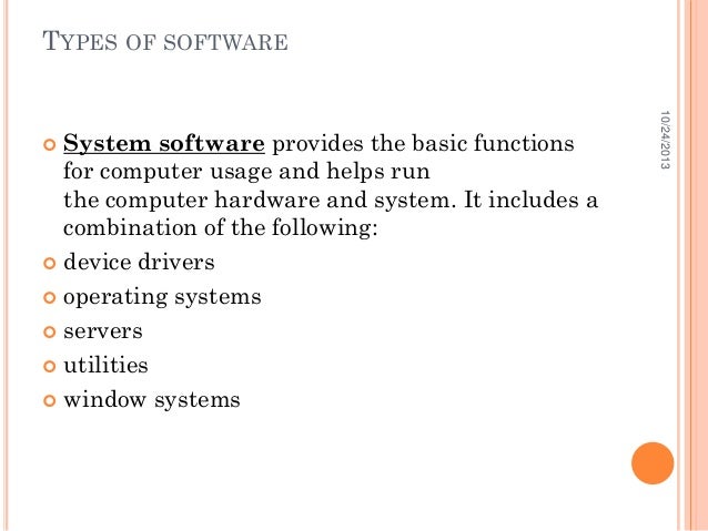Softwares