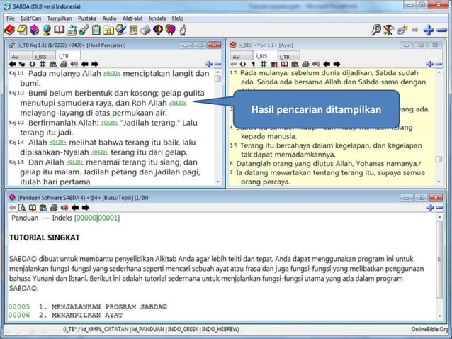 Pelatihan Software SABDA | PPT