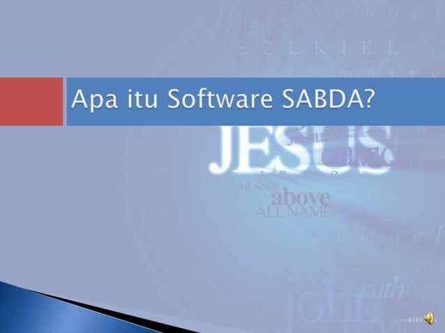 Software SABDA dengan Narasi | PPT