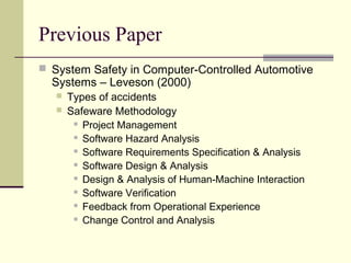 Software safety in embedded systems & software safety why, what, and ...