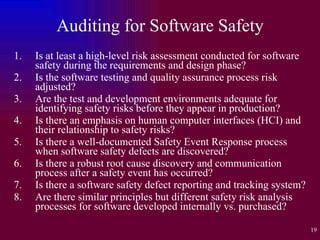 Concepts in Software Safety | PPT