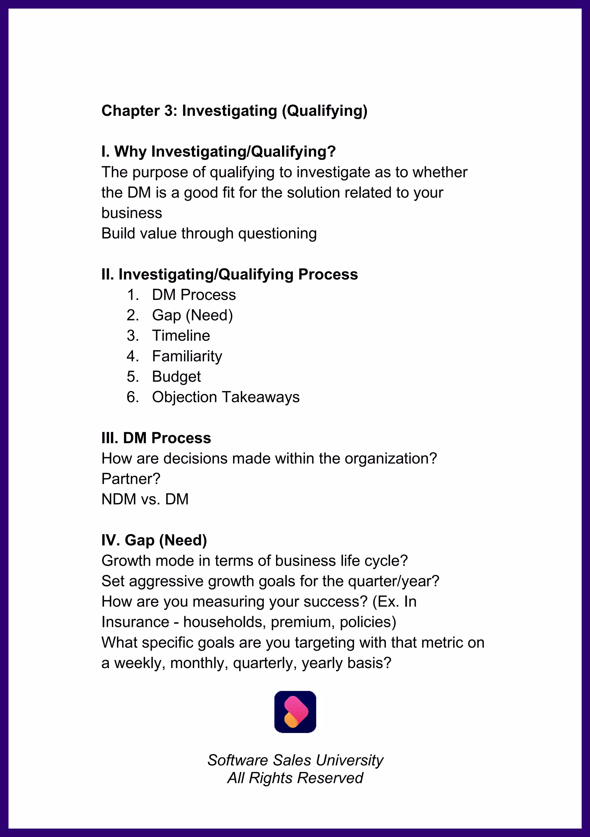 Software Sales University- Full Cycle Transactional Software Sales ...