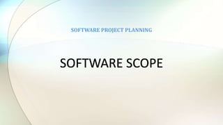 Software scope | PPTX