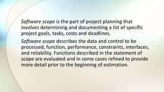 Software scope | PPT