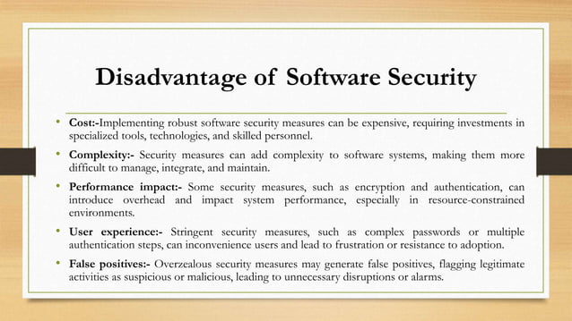 Presentation topic Software Security.pptx | Internet | Computing