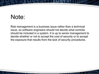 Software security engineering | PPT