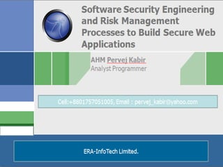 Software security engineering | PPT