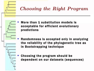 Softwares For Phylogentic Analysis | PPT