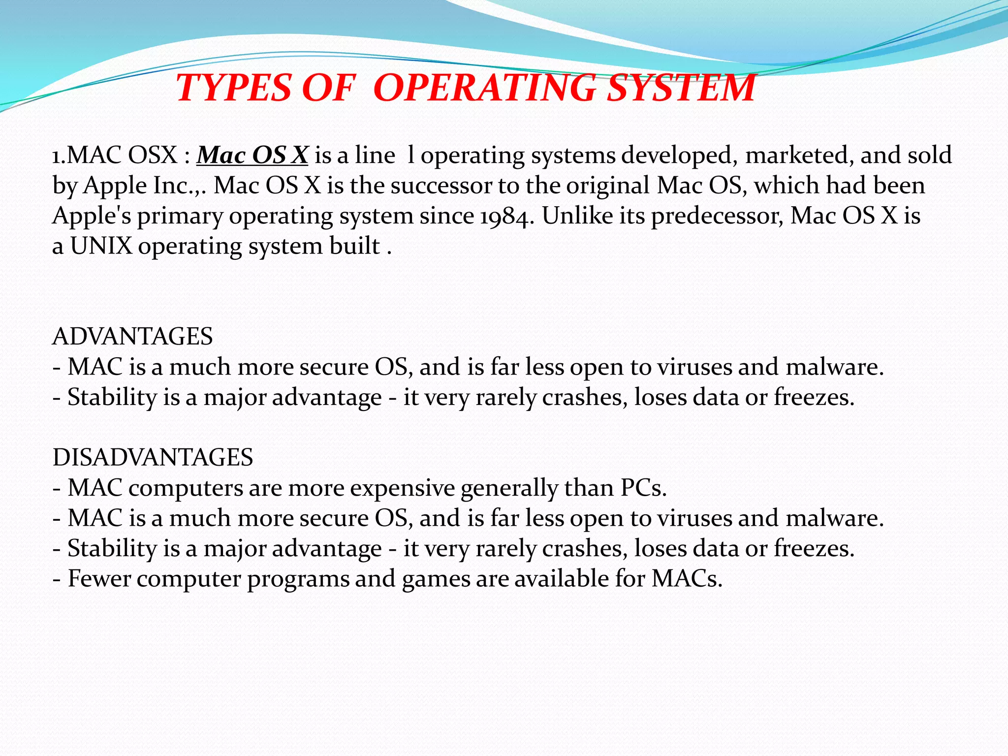 Windows Operating System | PPTX