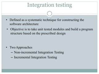 Software testing strategies And its types | PPTX