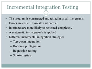 Software testing strategies And its types | PPTX