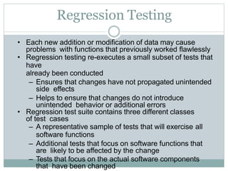 Software testing strategies And its types | PPTX