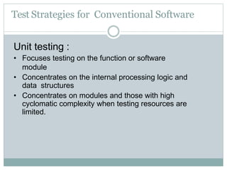Software testing strategies And its types | PPTX