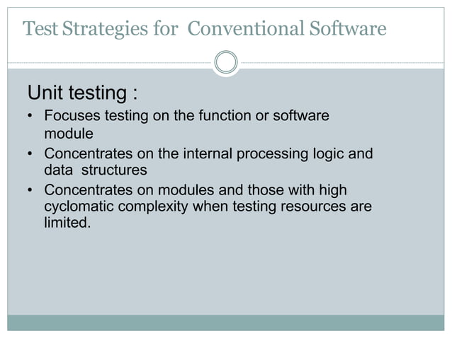 Software testing strategies And its types | PPTX | Computing ...