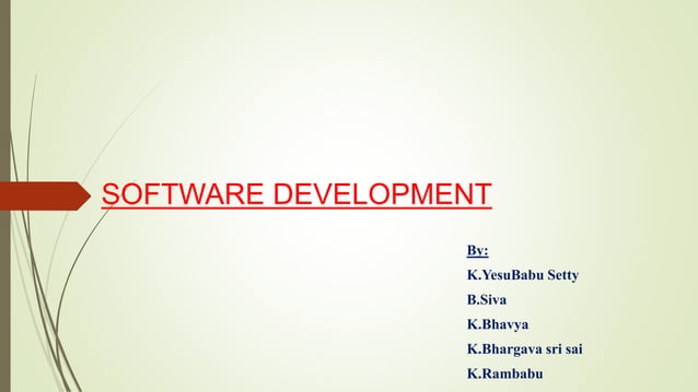 Software System Development Methodologies, tools, design and life cycle ...