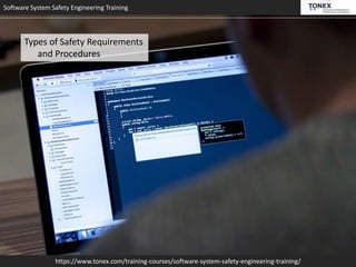 Software system safety engineering training - Tonex Training | PPT