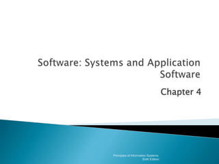 Software (systems and application) | PPT