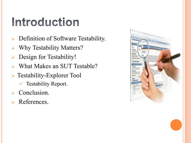 Software testability slide share | PPTX | Computer Software and ...