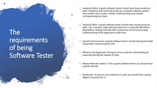 A Software Tester | PPT